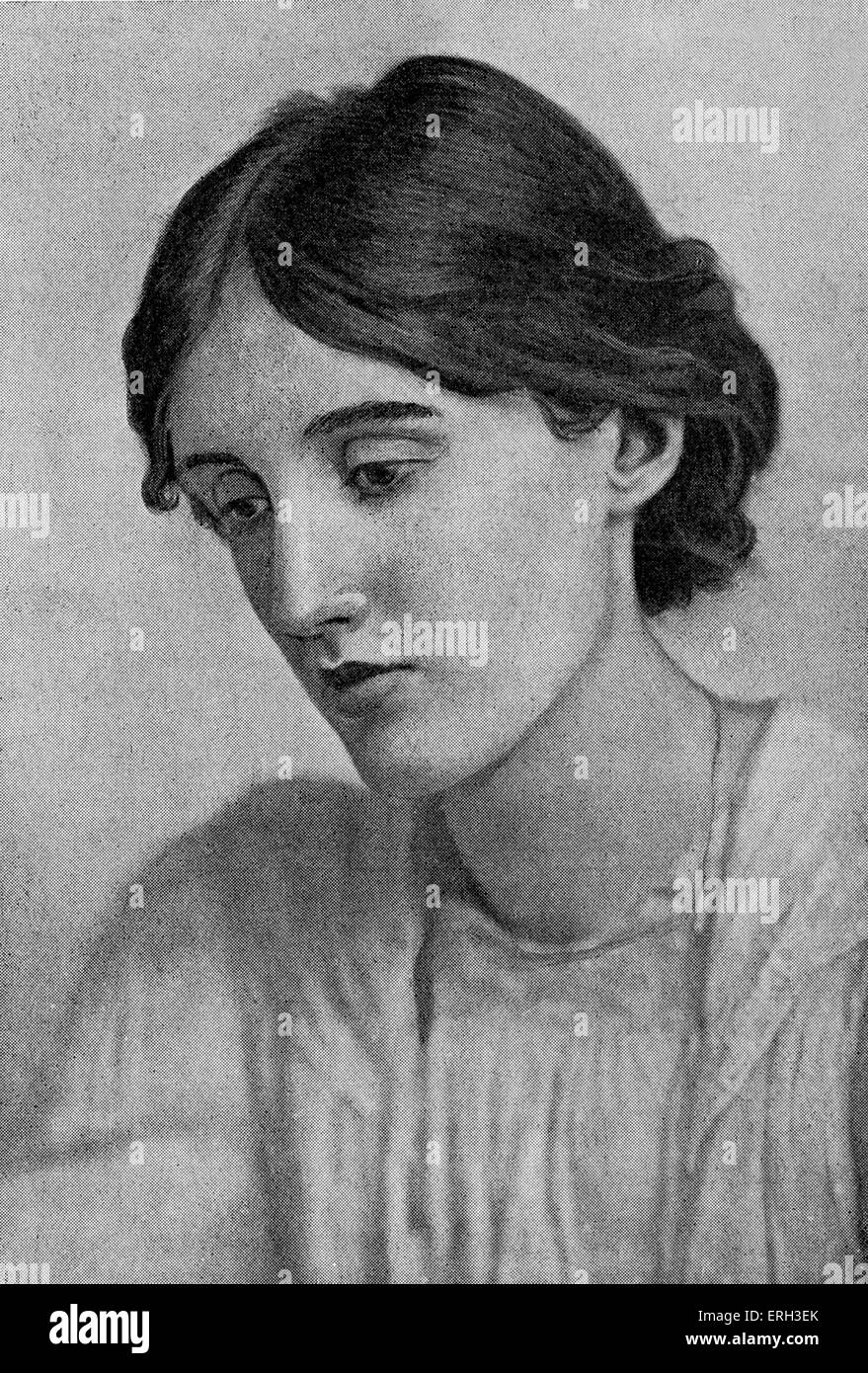 Virginia Woolf - portrait of the English novelist and essayist. 25 ...