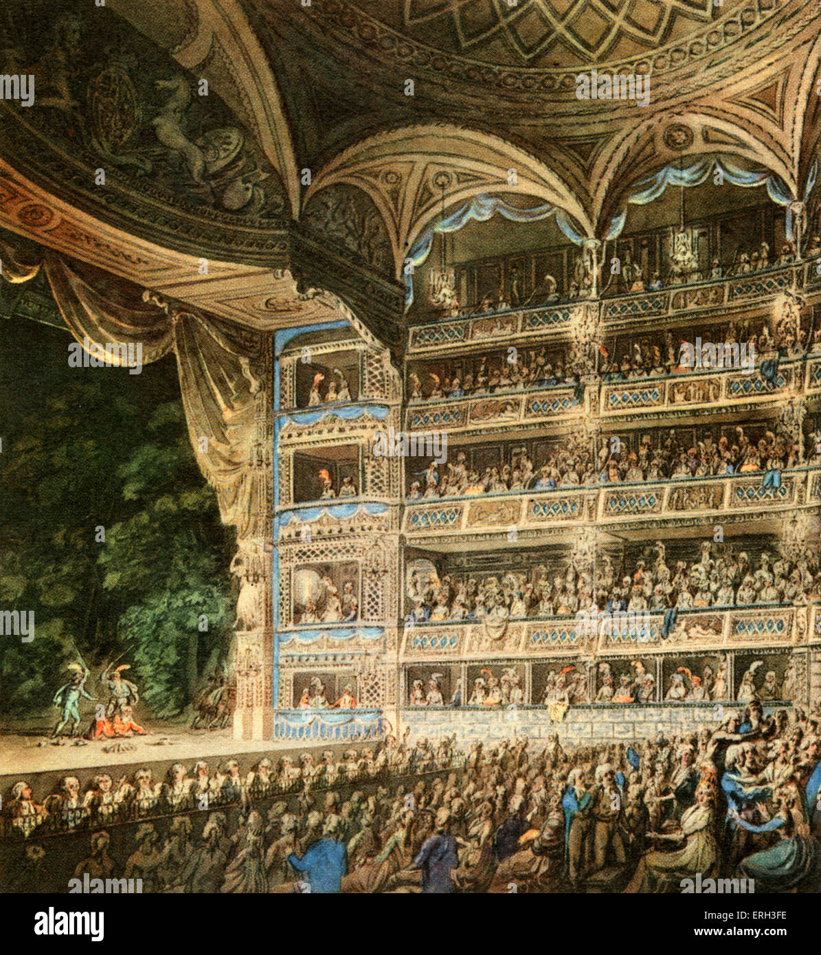 Drury lane theatre 18th century hi-res stock photography and images - Alamy
