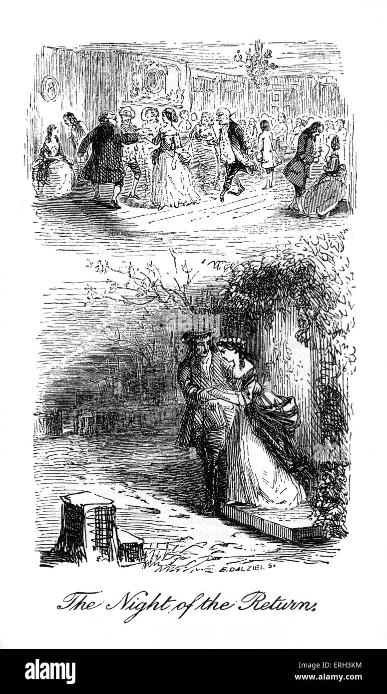 The Battle of Life by Charles Dickens, published in 1846. Caption reads ...