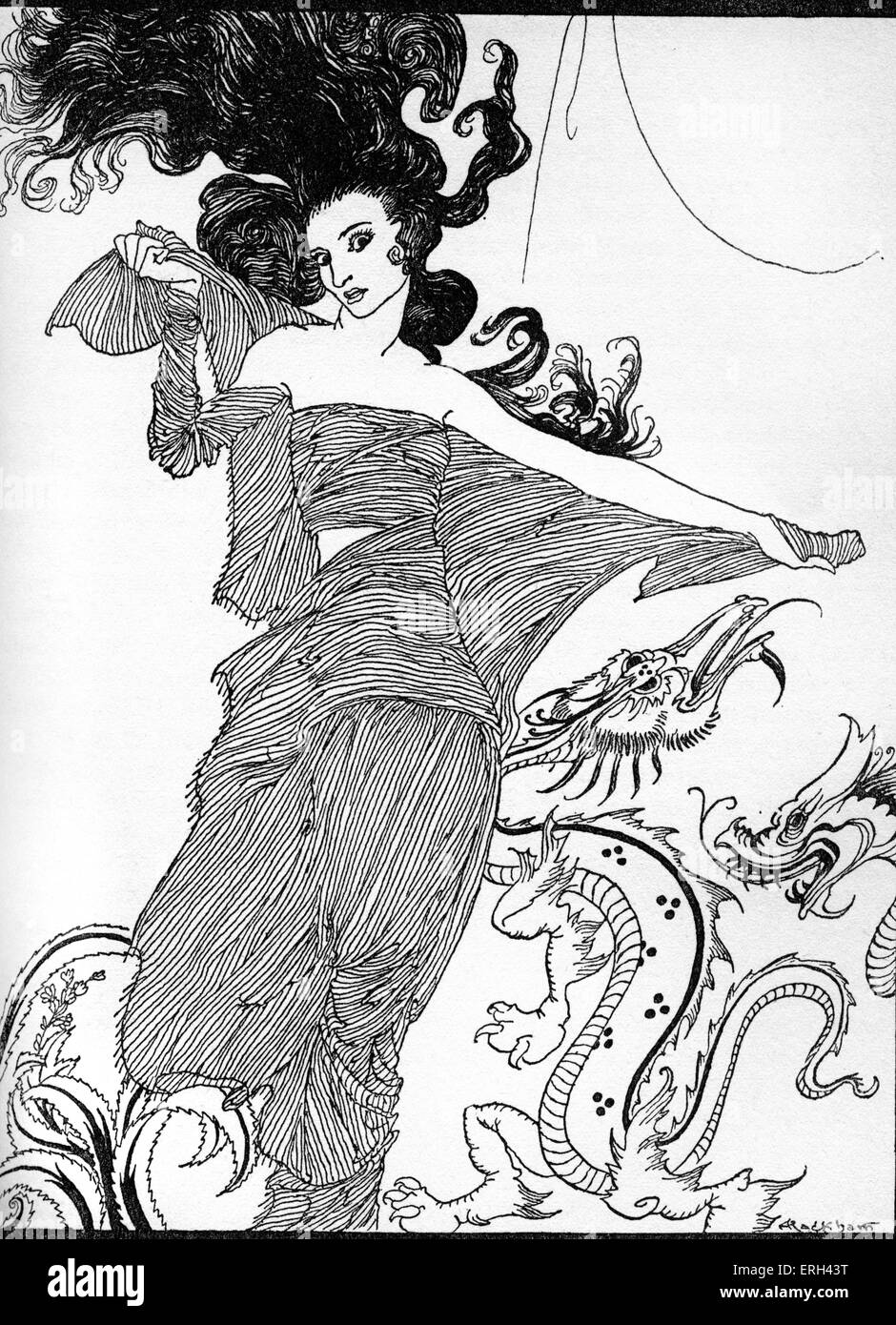 'Ligeia' by Edgar Allan Poe. Illustration by Arthur Rackham (1867 ...