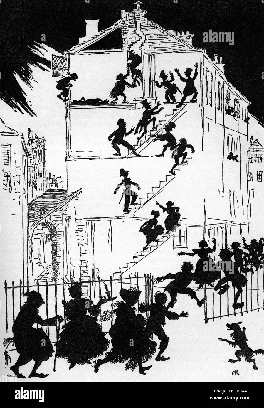 'Murder in the Rue Morgue' by Edgar Allan Poe. Illustration by Arthur ...