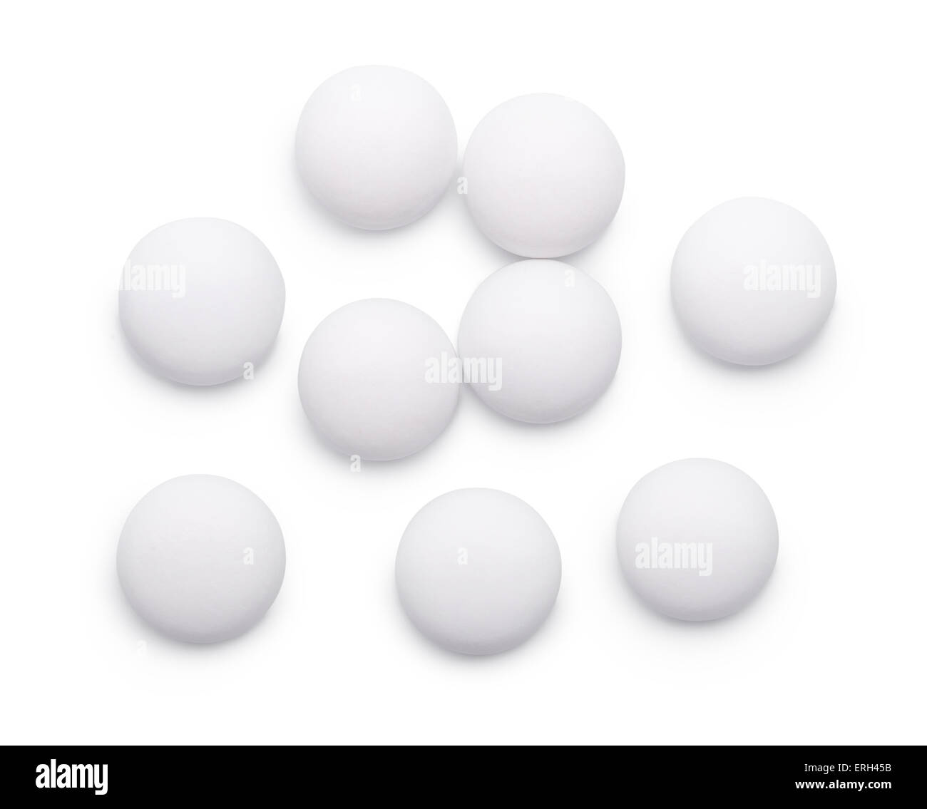 Small white pills hi-res stock photography and images - Alamy