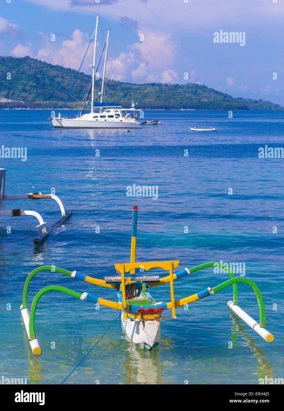 Yacht at ocean Stock Photo - Alamy