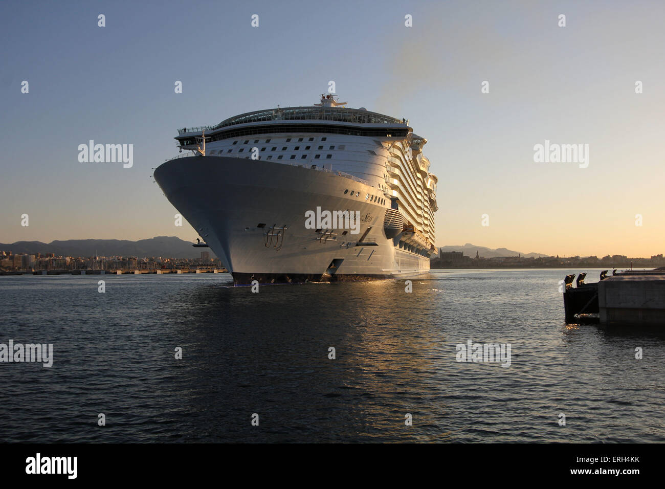 Mega Cruise ship “ALLURE OF THE SEAS” (360 mtrs long, launched 2010 ...
