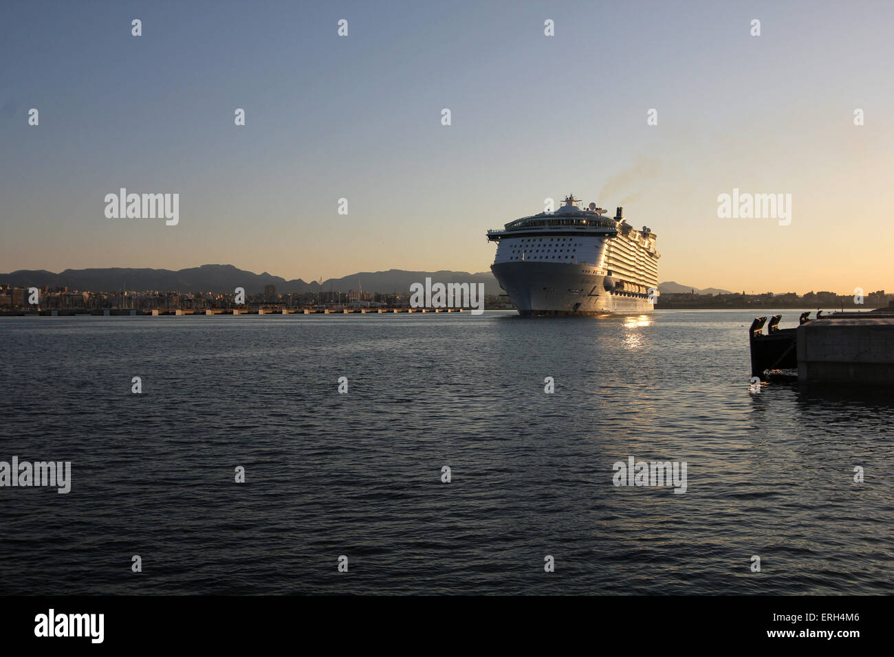Mega Cruise ship “ALLURE OF THE SEAS” (360 mtrs long, launched 2010 ...