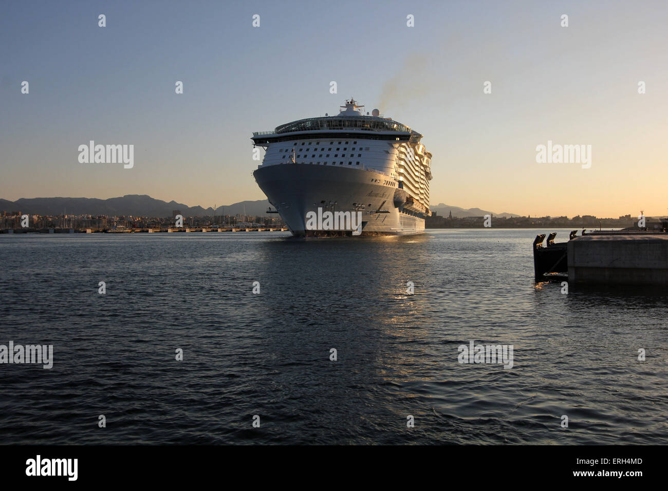 Mega Cruise ship “ALLURE OF THE SEAS” (360 mtrs long, launched 2010 ...