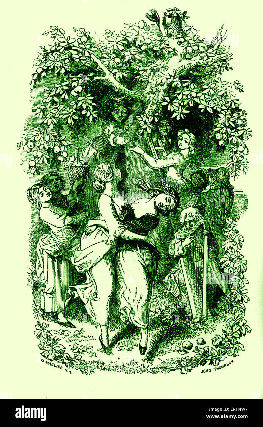 The Battle of Life by Charles Dickens, published in 1846. Frontispiece ...