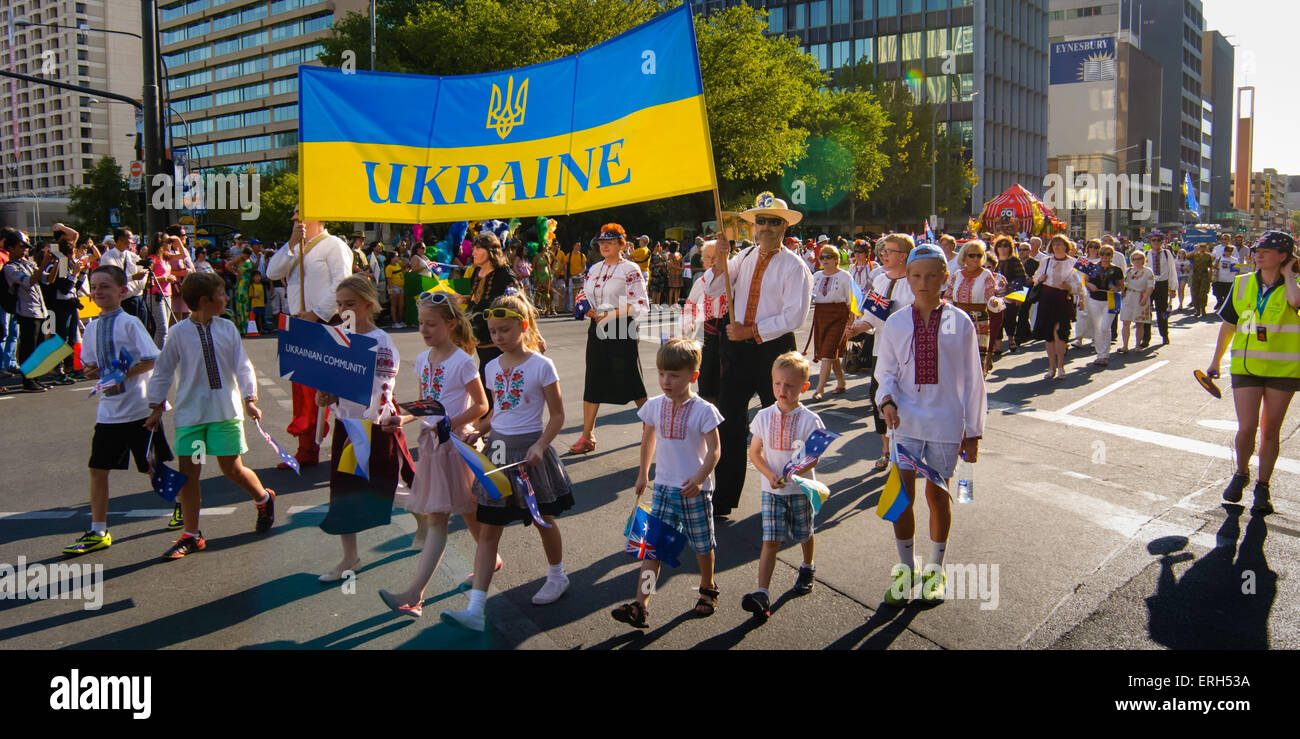 Australia day city adelaide parade hi-res stock photography and images ...
