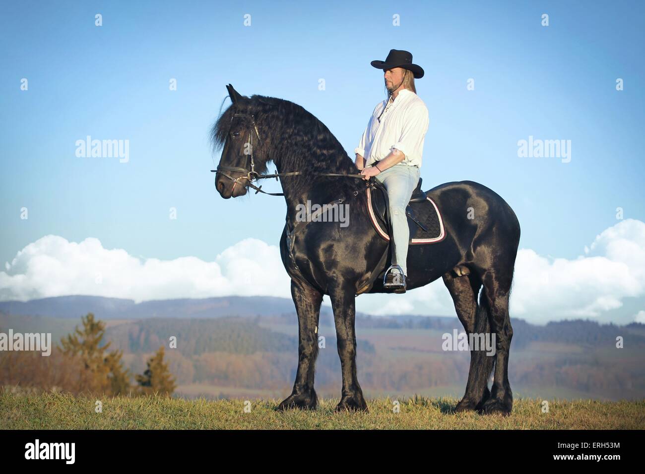 Black Man Riding A Horse High Resolution Stock Photography and Images ...