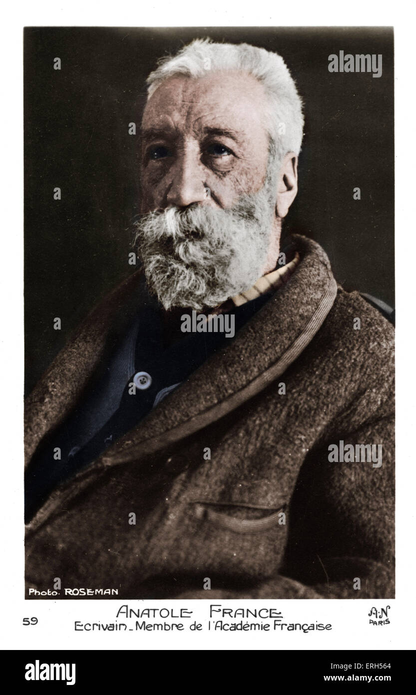 Anatole France High Resolution Stock Photography and Images - Alamy