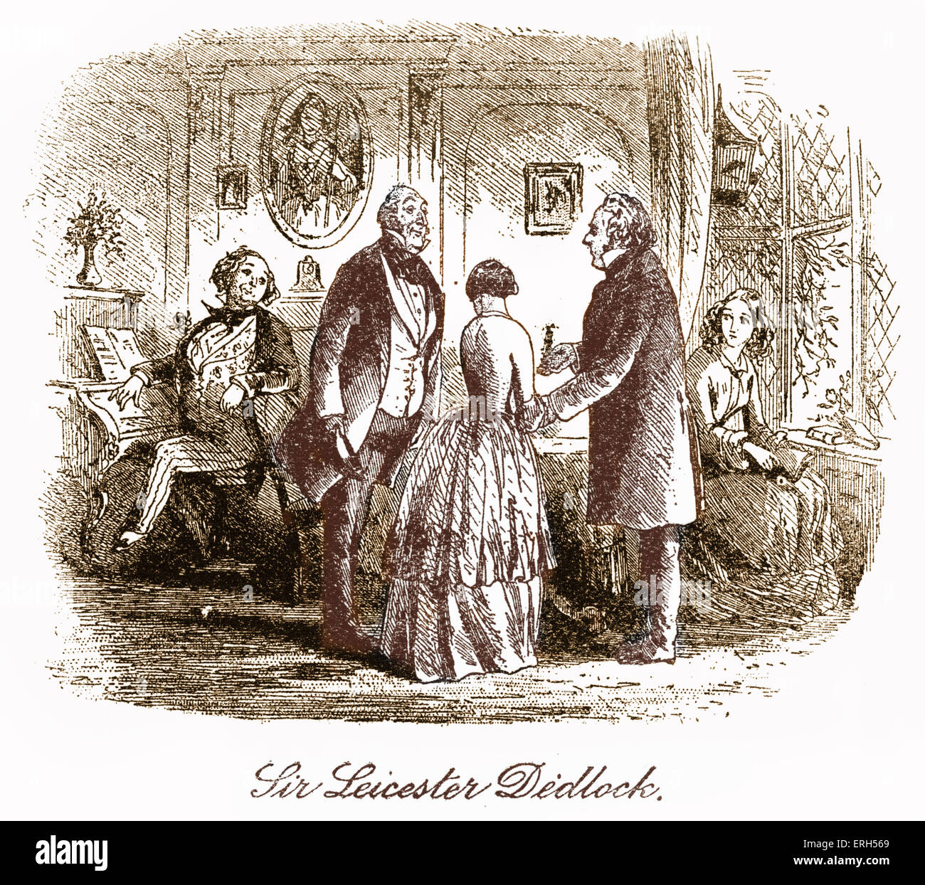 Bleak House by Charles Dickens. Illustration by Phiz (Hablot Knight ...