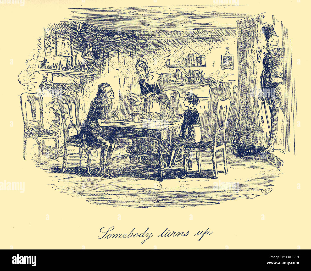 David copperfield charles dickens illustration hi-res stock photography ...