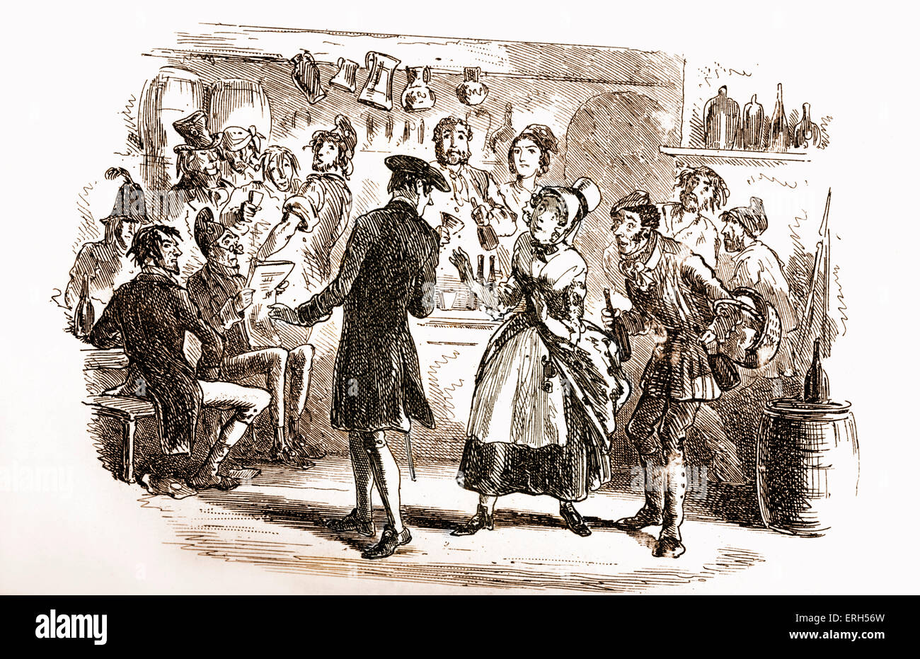 Charles Dickens's 'A tale of two cities' : Caption reads:The double ...