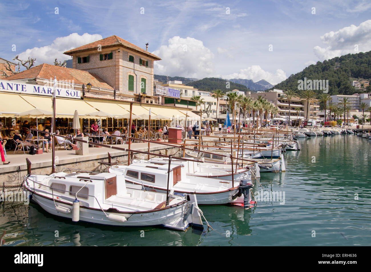 Port de Soller Majorca Stock Photo - Alamy