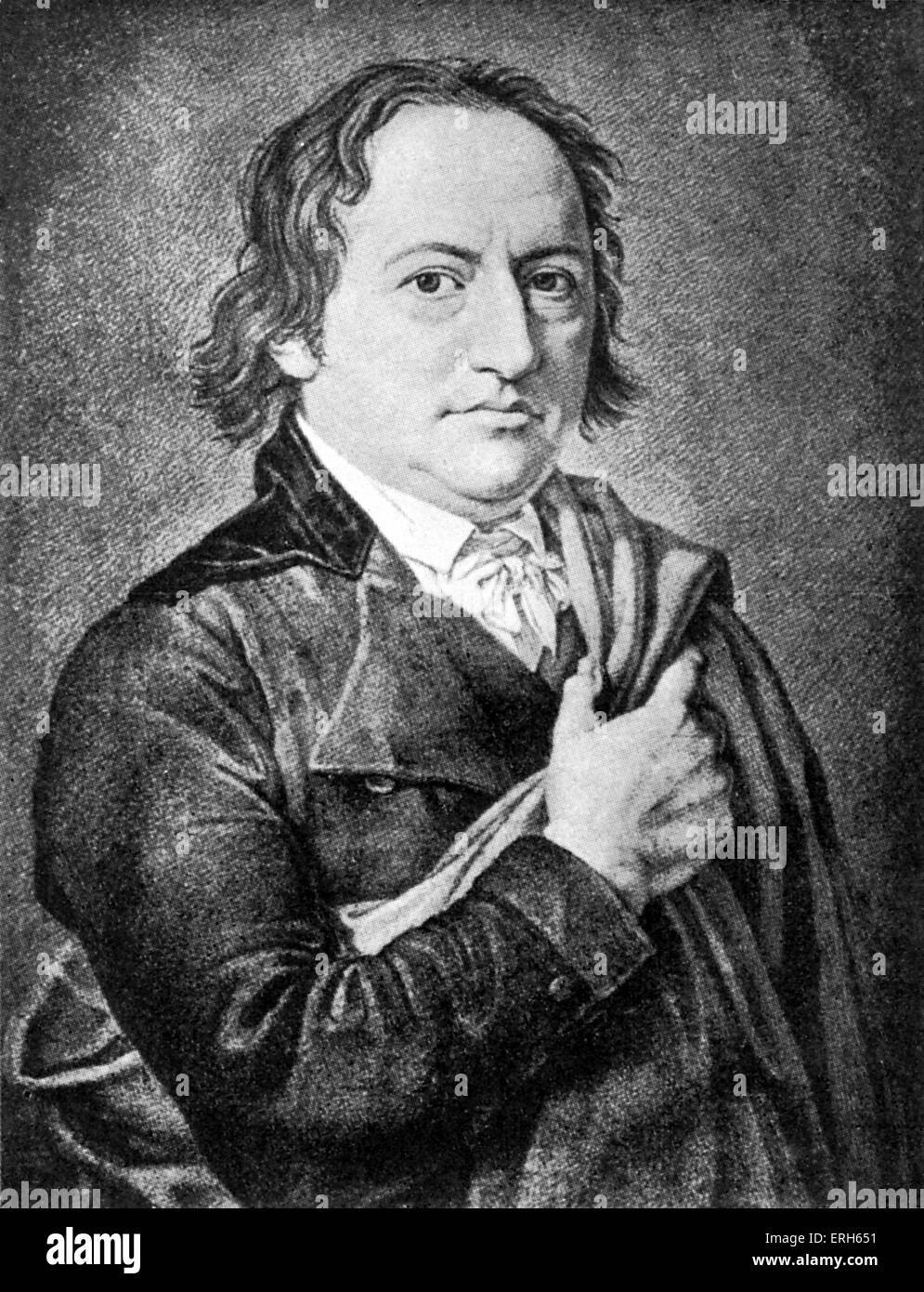 Johann Wolfgang von Goethe at 50 years of age, taken from Emil Ludwig's ...
