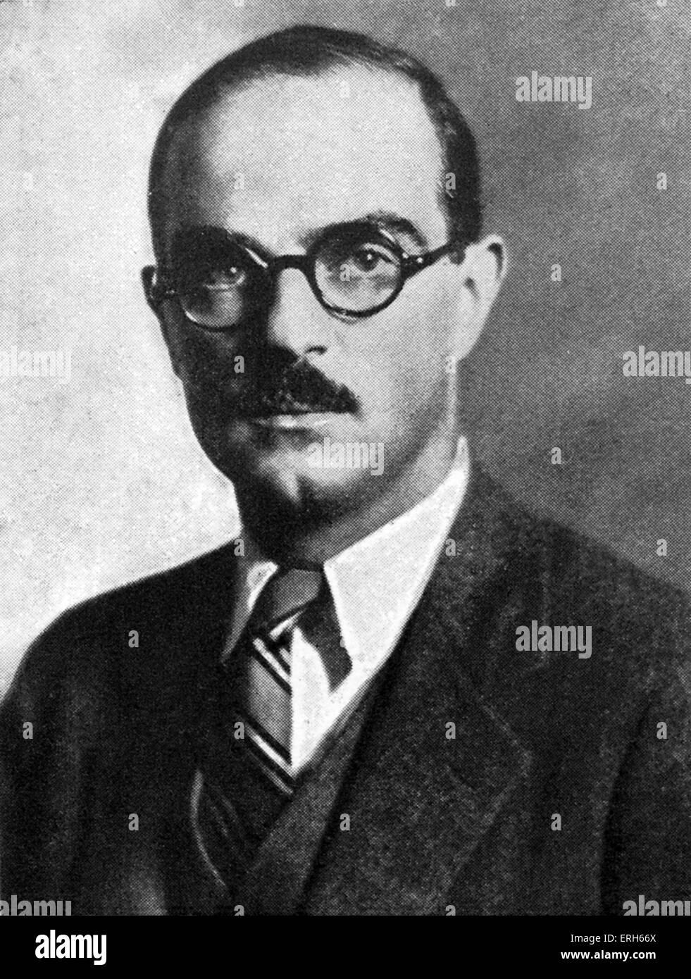 Thornton Wilder, American Pulitzer Prize winning playwright and ...