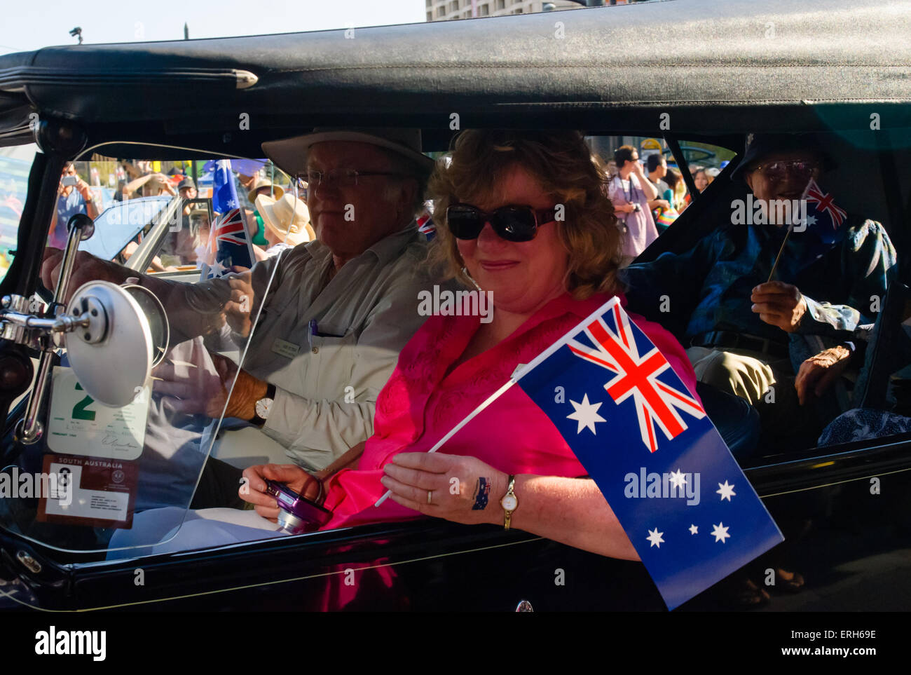 Australia Day City Adelaide - Parade! South Australia, Australia Stock ...