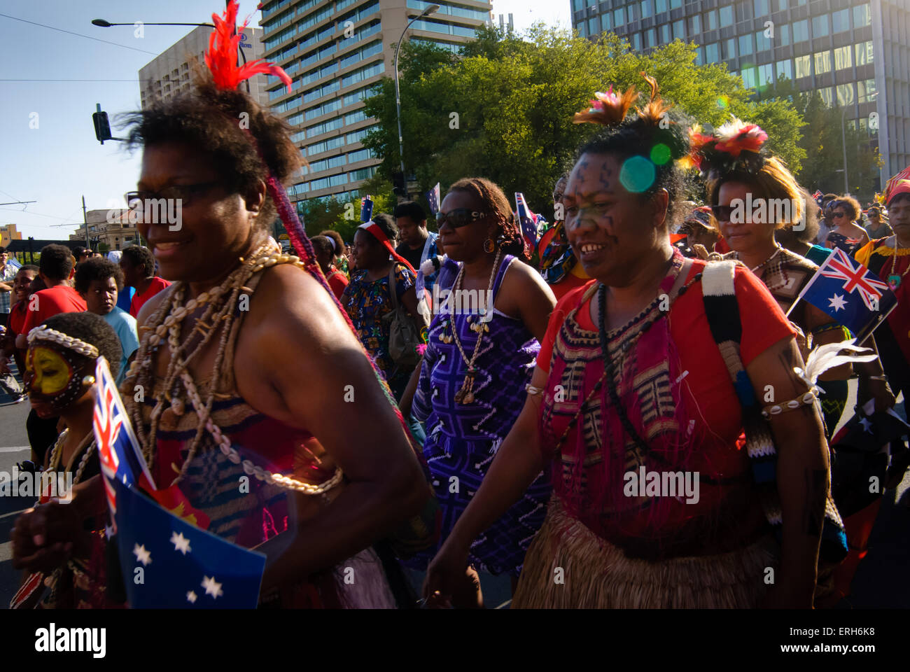 Australia day city adelaide parade hi-res stock photography and images ...