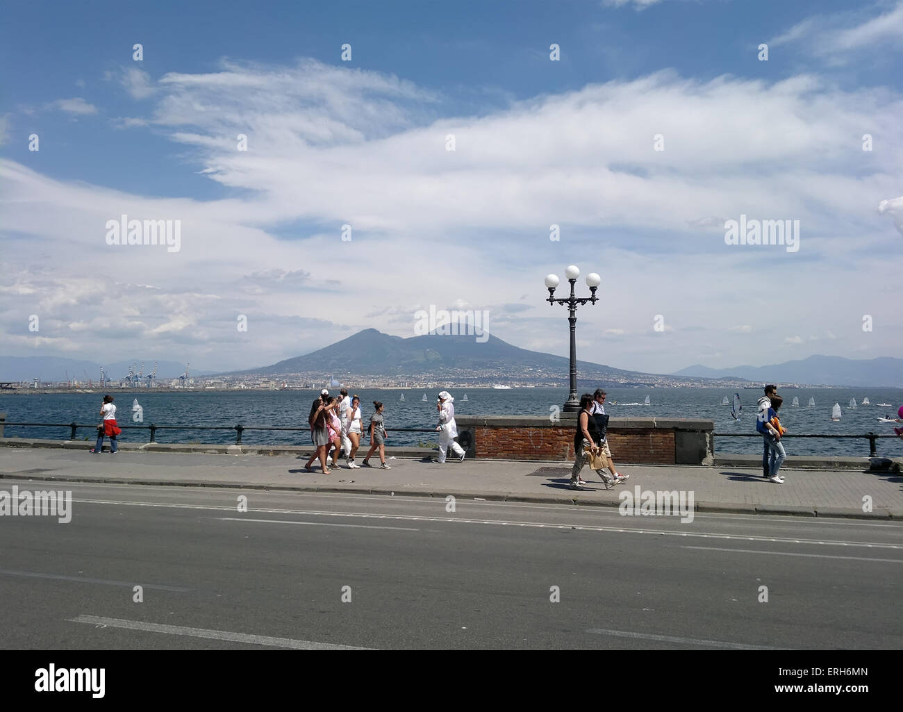 NAPLES, ITALY - MAY 11, 2015: man wearing the Neapolitan folk-figure ...