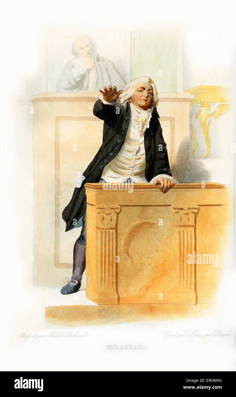 Gabriel honore riqueti hi-res stock photography and images - Alamy