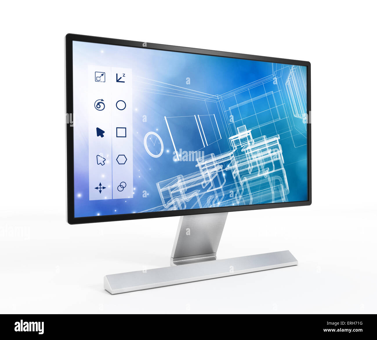 3D design software on computer screen Stock Photo - Alamy