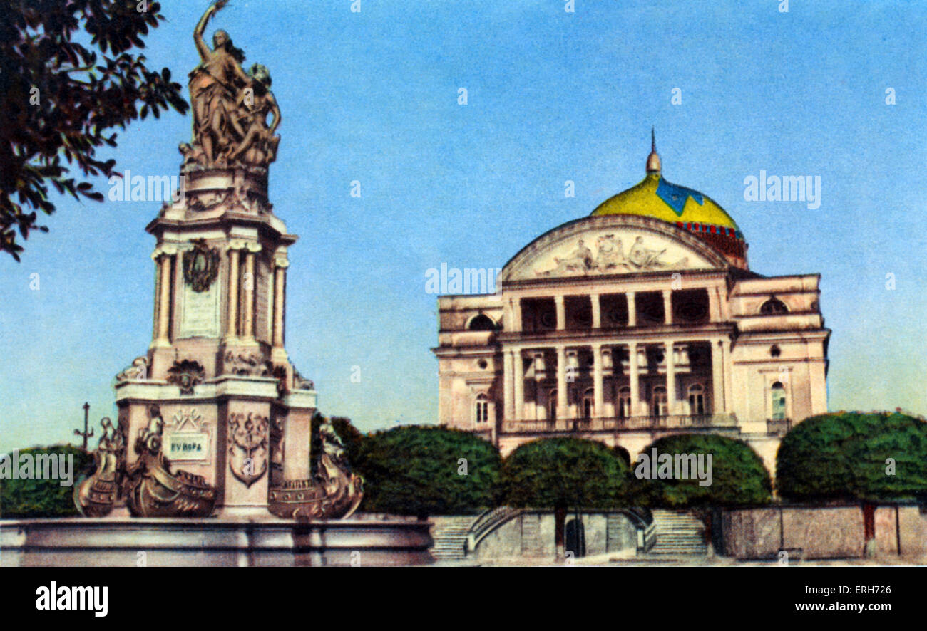 Brazil - the 'Teatro Amazonas' (State Opera House) in the city of ...