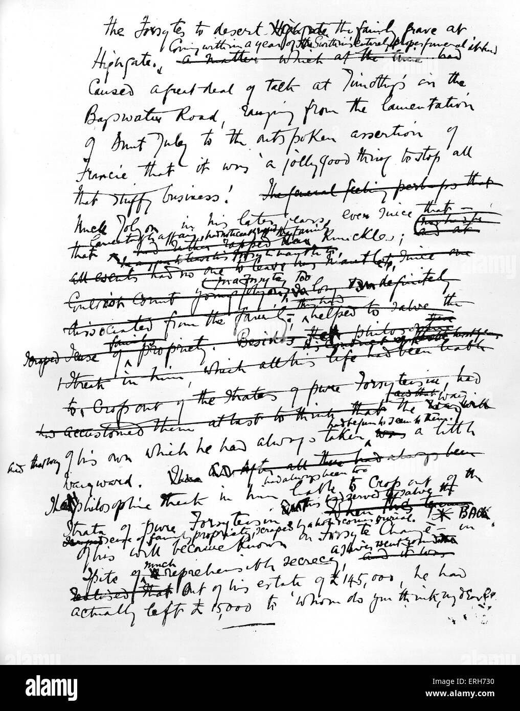 Handwritten manuscript 20th century Black and White Stock Photos ...