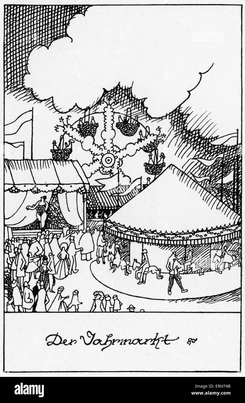 Fritz Kocher's Aufsätze by Robert Walser, Illustration by Karl Walser ...