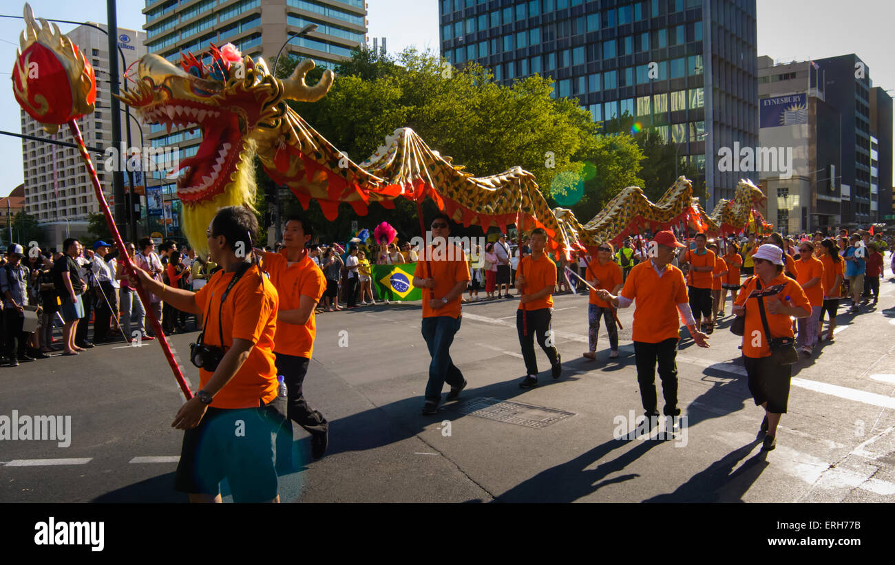 Australia day city adelaide parade hi-res stock photography and images ...