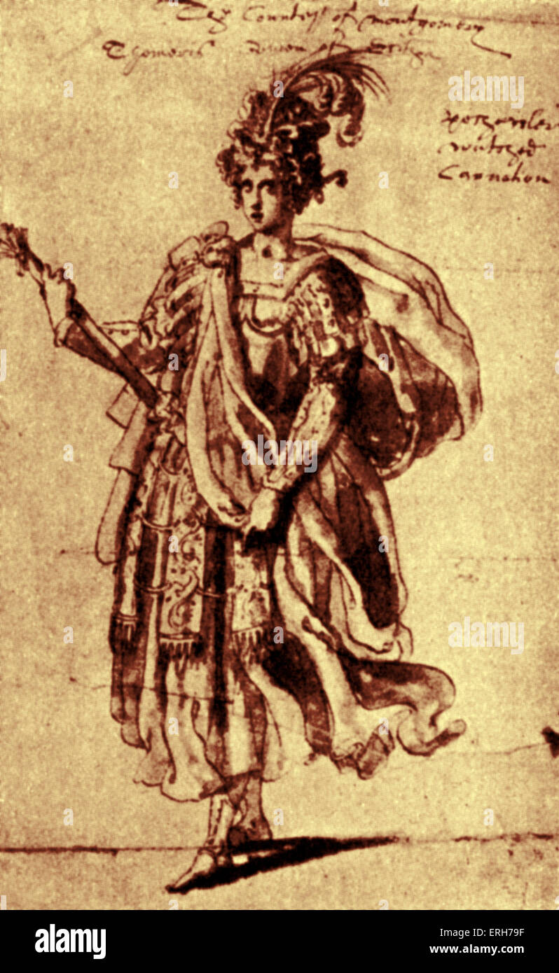 Ben Jonson - the English dramatist and poet's masque, 'The Masque of ...