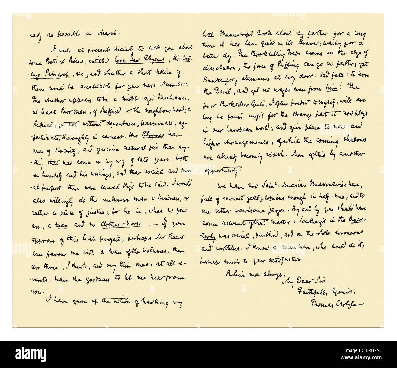 Letter to the editor hi-res stock photography and images - Alamy