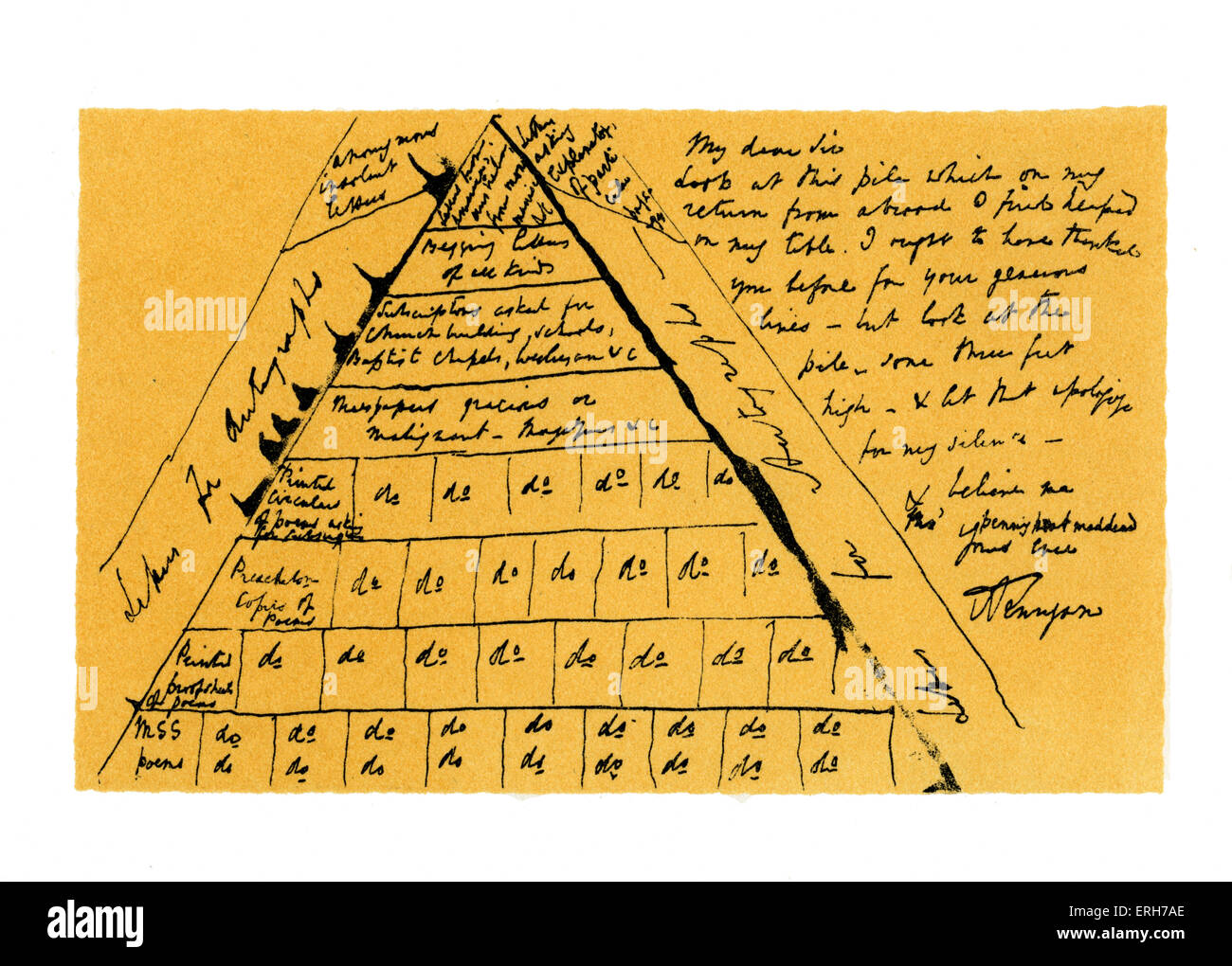 Autograph alfred tennyson lord tennyson hi-res stock photography and ...