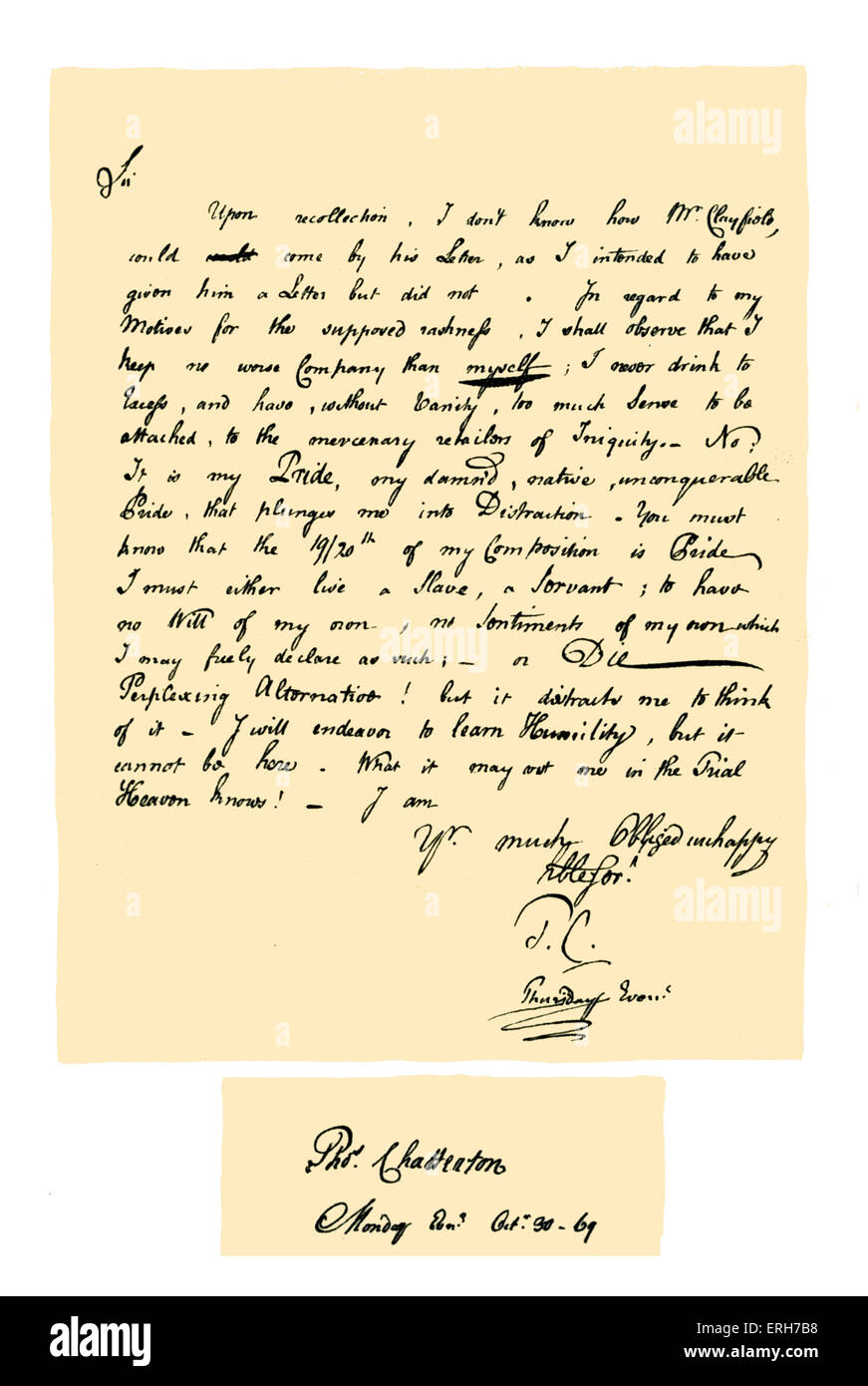 William chatterton hi-res stock photography and images - Alamy