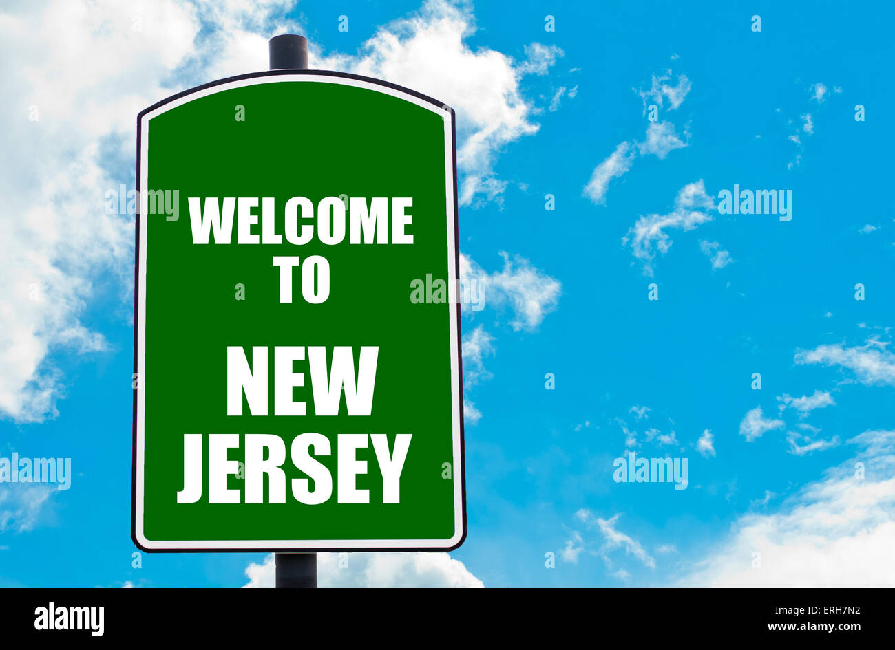 Welcome to new jersey sign hi-res stock photography and images - Alamy