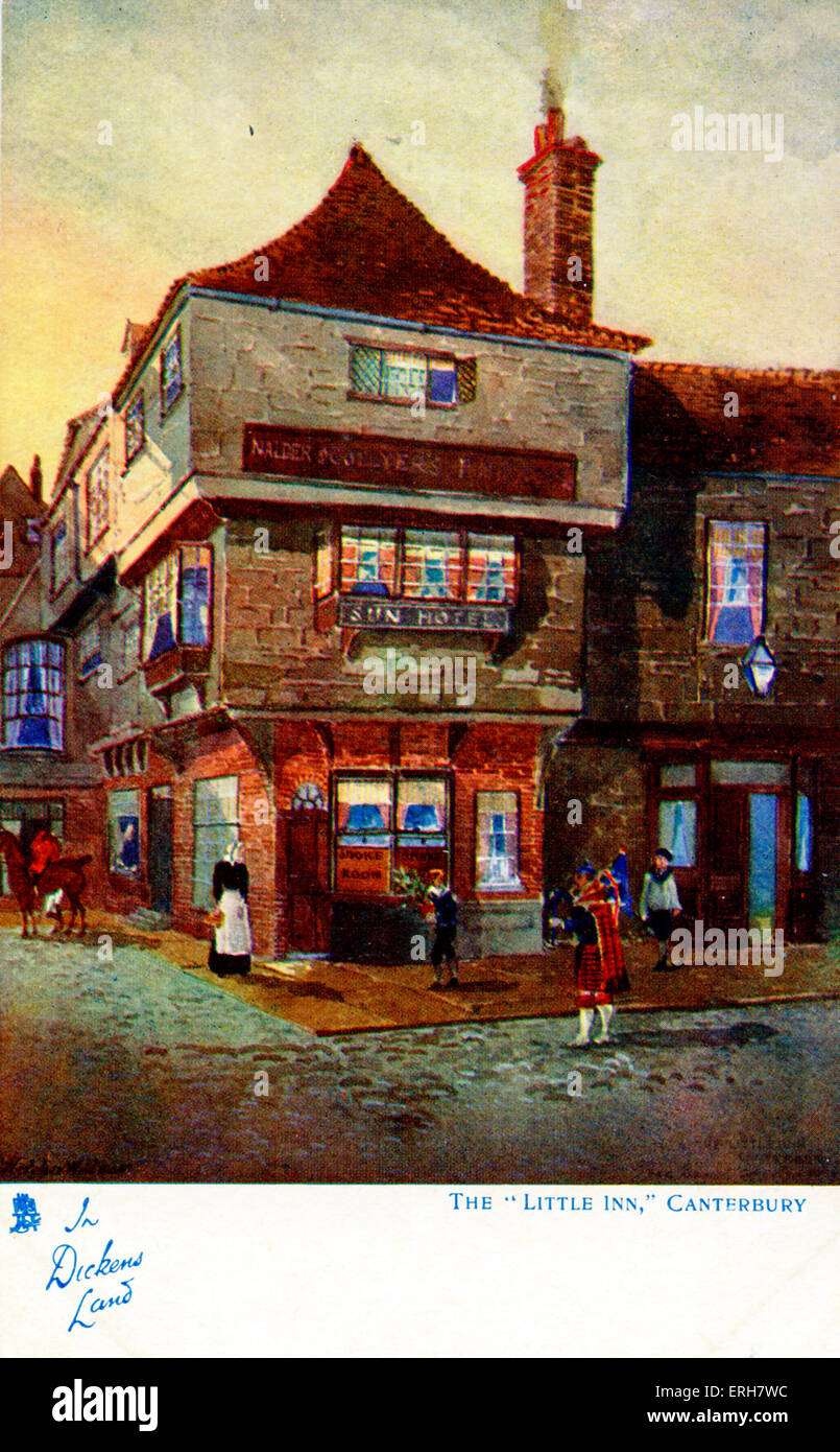 Canterbury 'The Little Inn' - connection with Charles Dickens. English ...