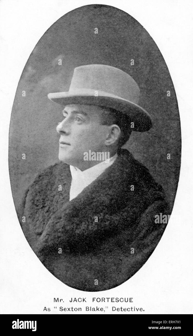 Jack Fortescue as detective Sexton Blake - early 20th century version ...