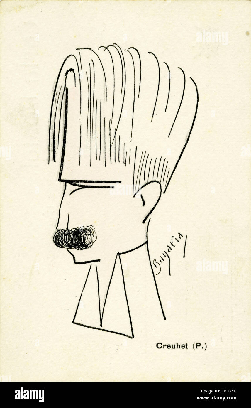 Pompeu Creuhet - caricature by Bagaria (Lluis Bagaria i Bou), Catalan ...