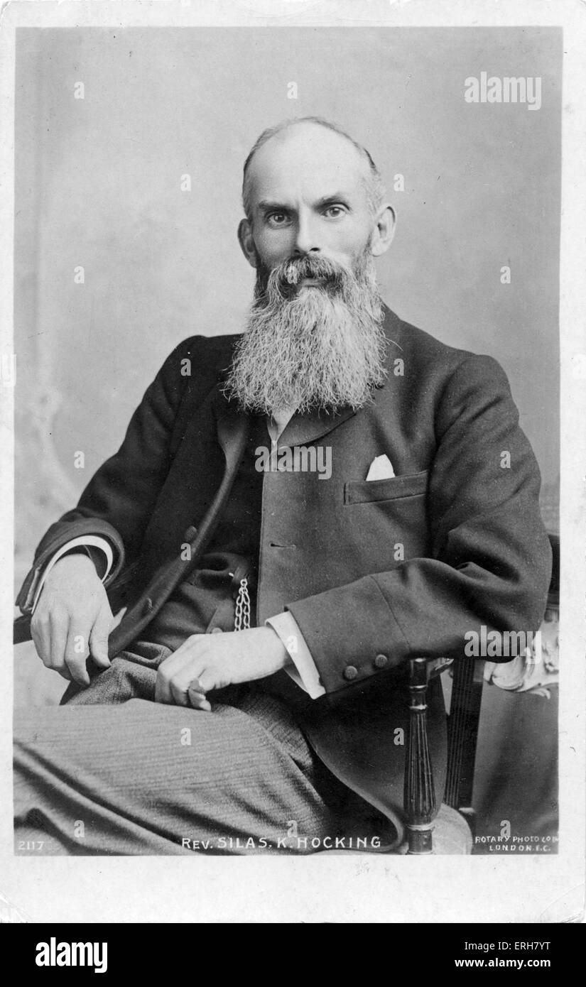 Reverend Silas Hocking - portrait. English author and Methodist ...