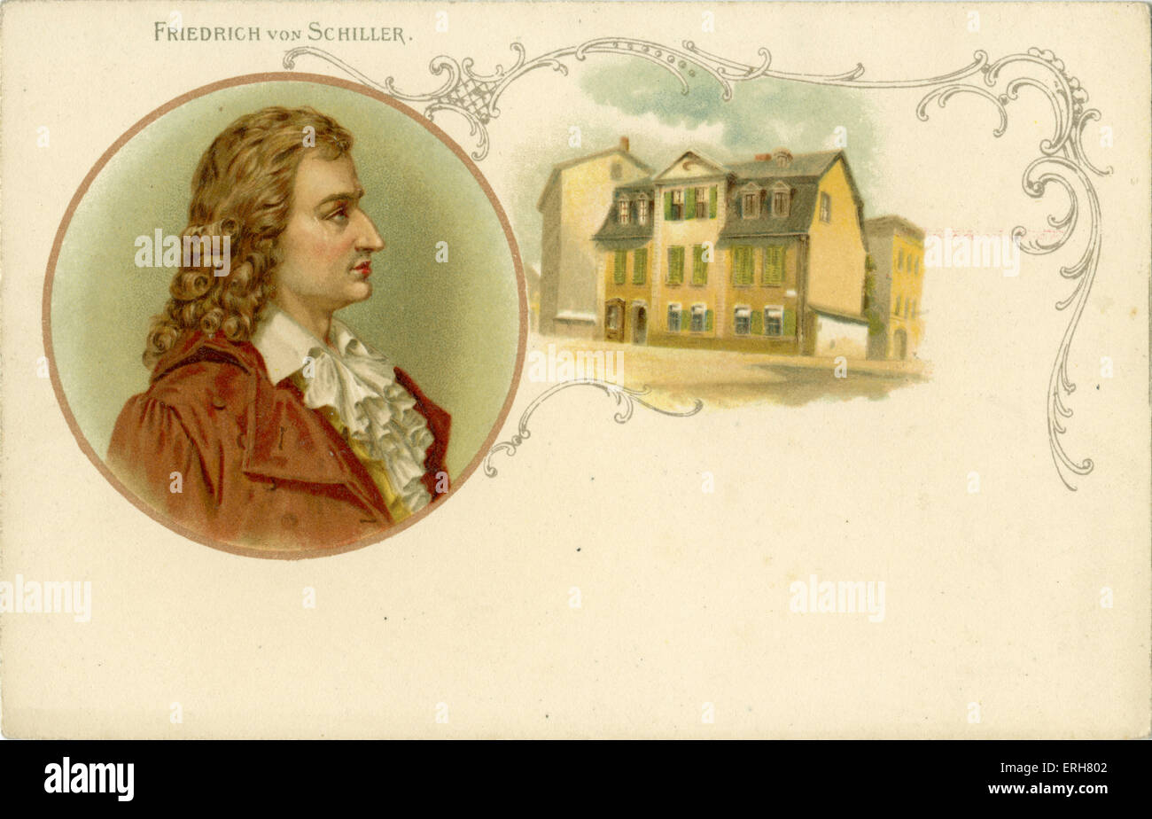 Friedrich von Schiller - portrait. Schiller: German poet, 10 November ...