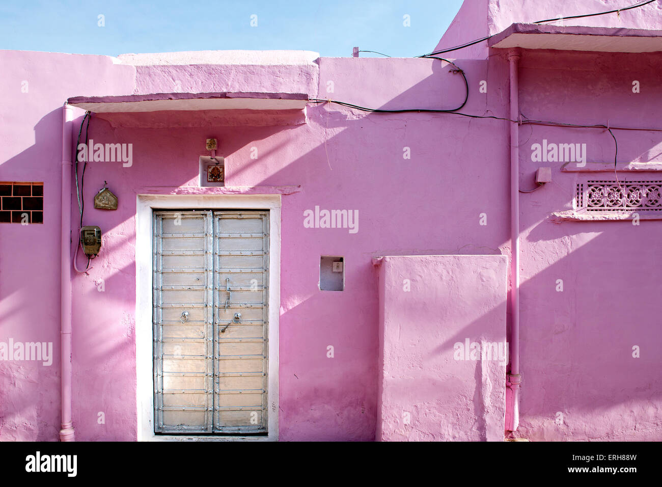 India, Rajasthan, Nawalgarh, traditional house Stock Photo - Alamy