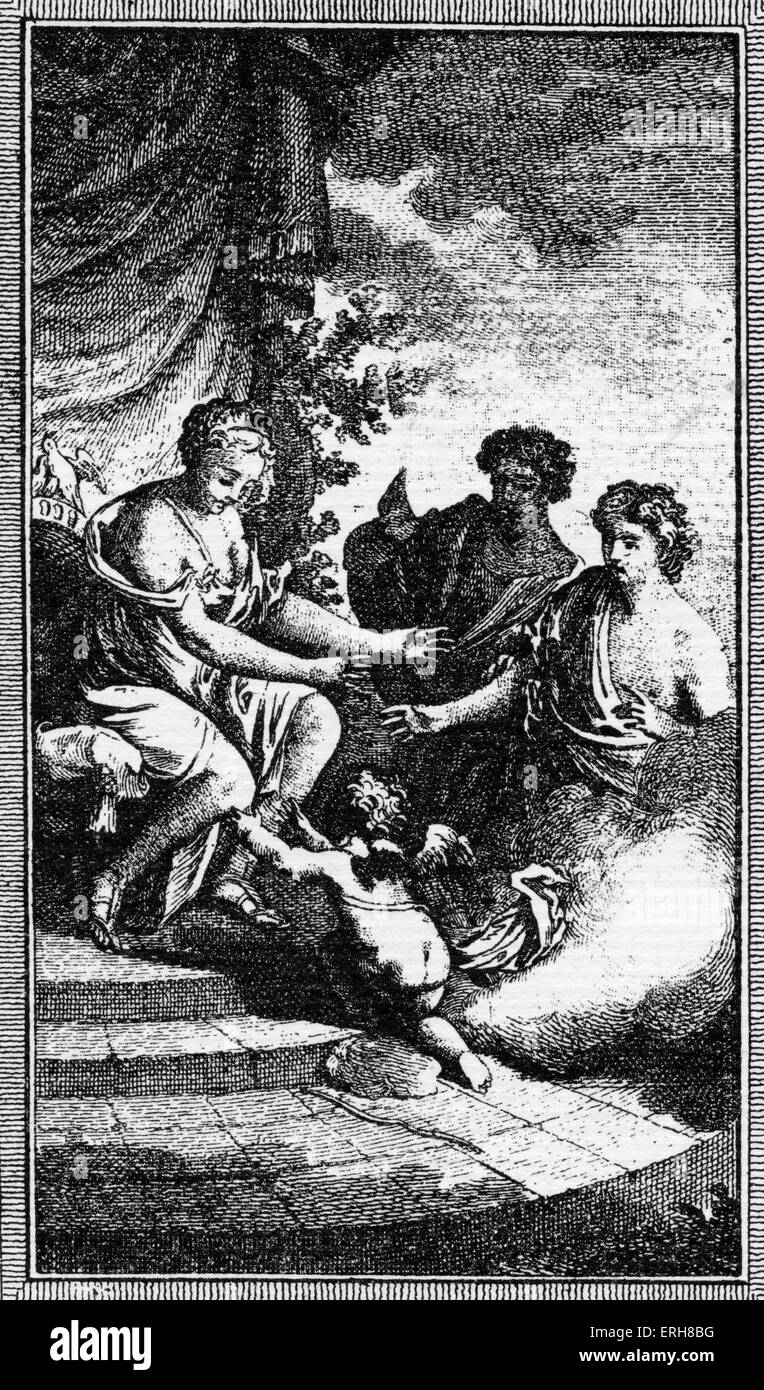 Agathon by Christoph Martin Wieland. Iillustration from the edition ...