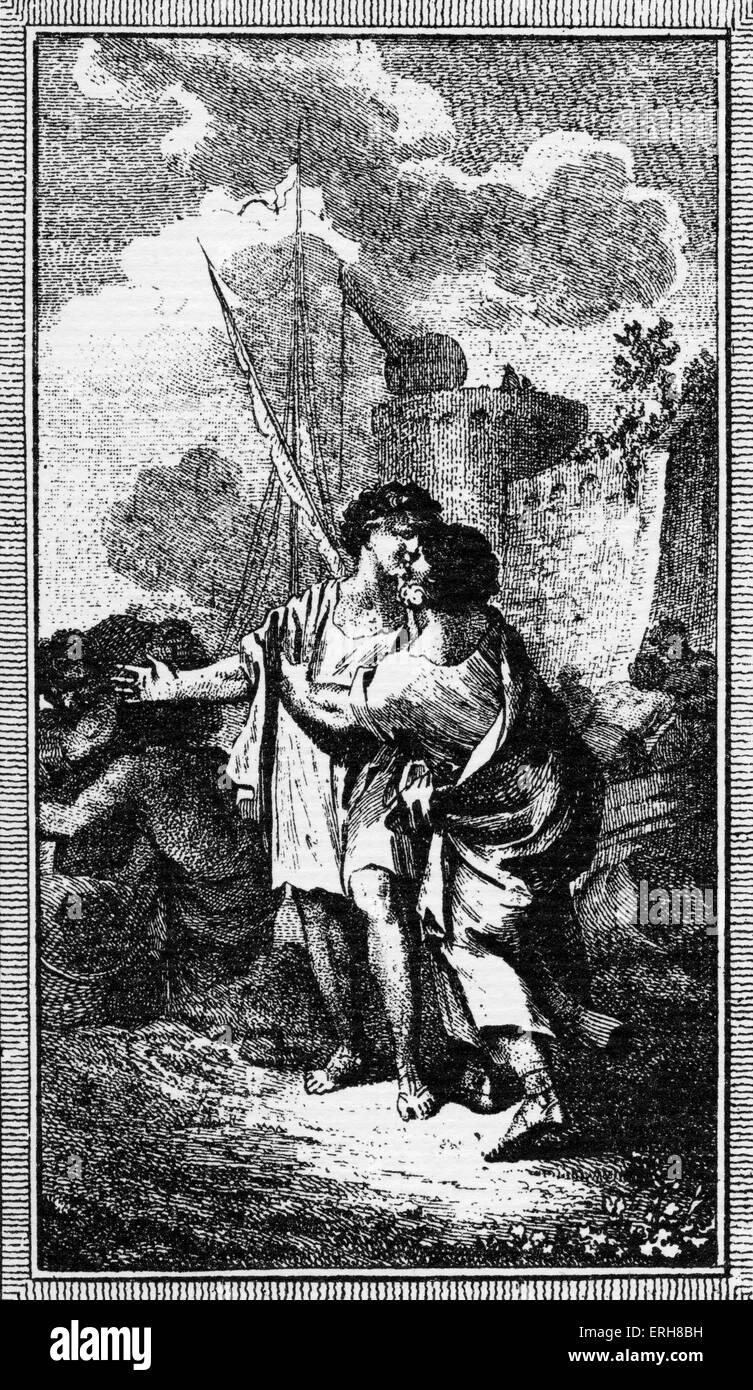 Agathon by Christoph Martin Wieland. Iillustration from the edition ...