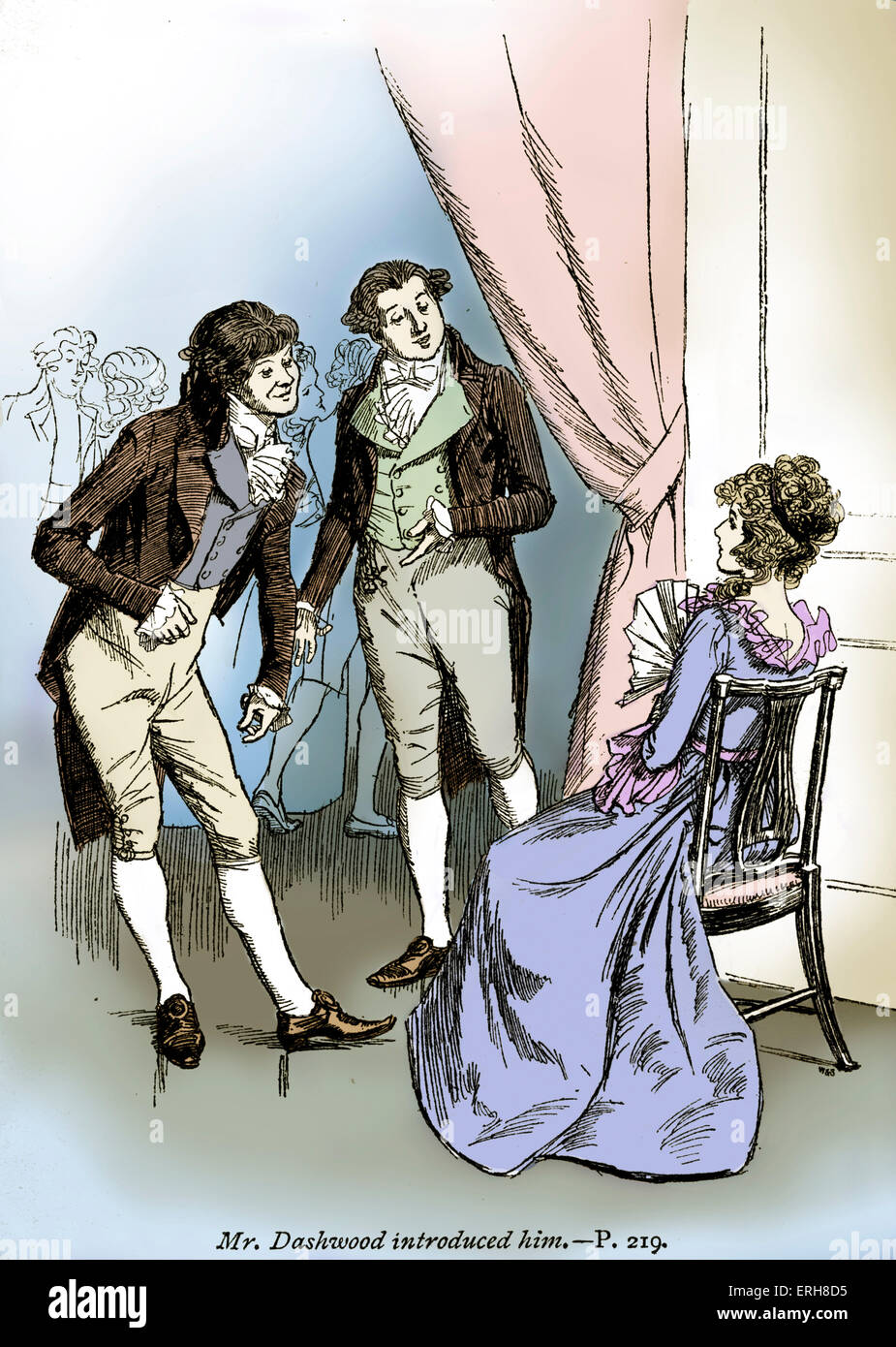 'Sense and Sensibility' by Jane Austen - Mr. Dashwood introduces Elinor ...