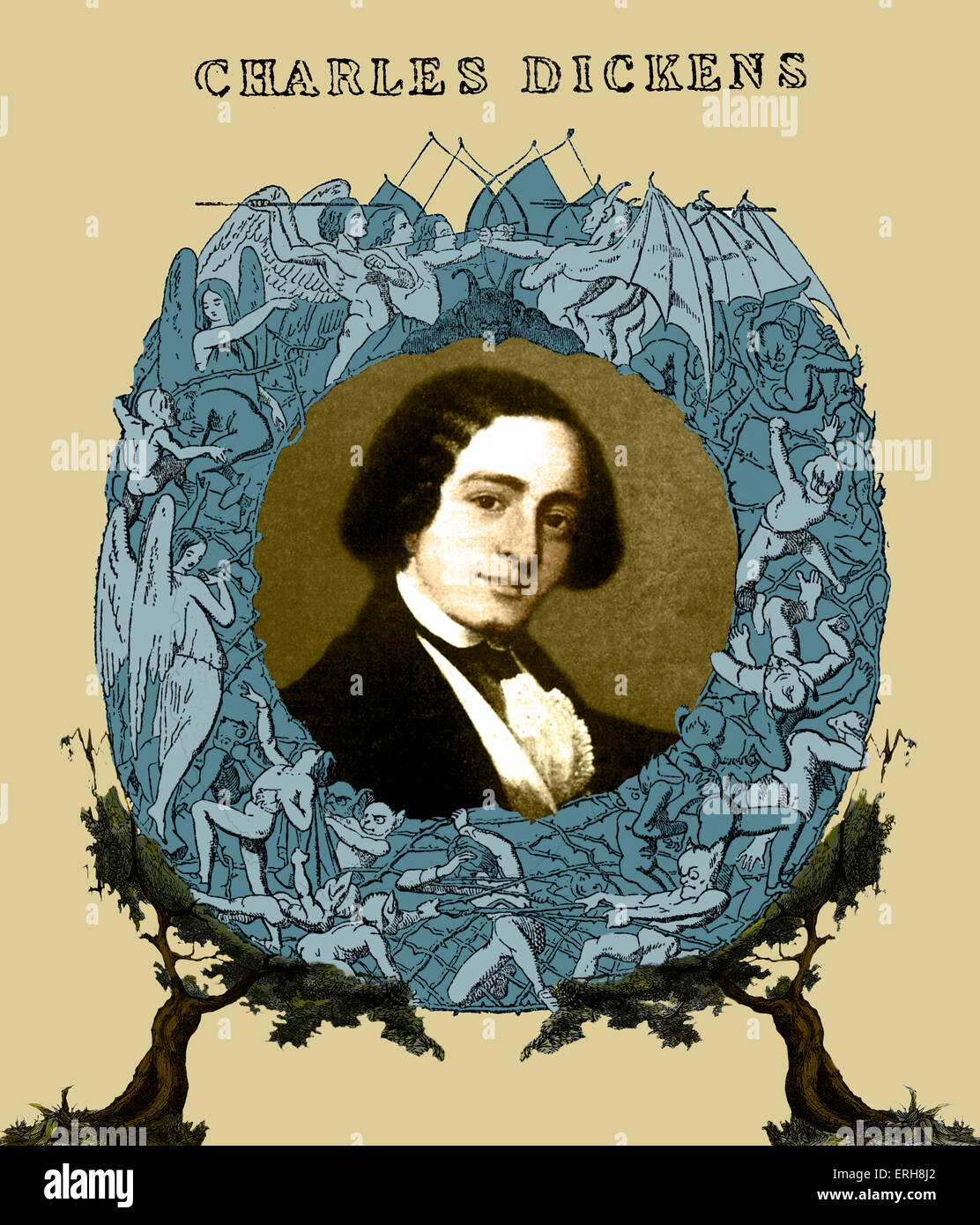 Charles dickens drawing english writer hi-res stock photography and ...