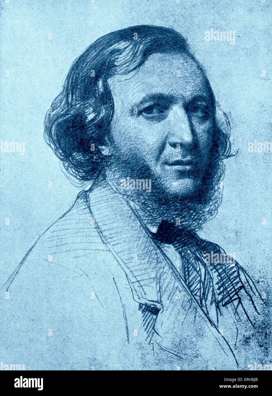 Robert Browning - portrait of the English poet and playwright, 22 May ...