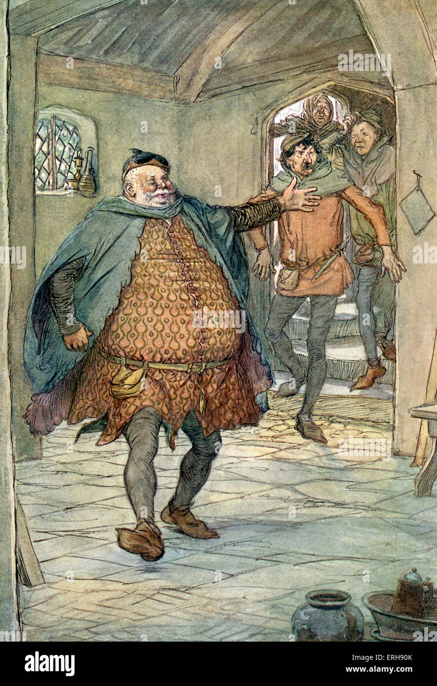 The Merry Wives of Windsor by William Shakespeare. Illustration by Hugh ...