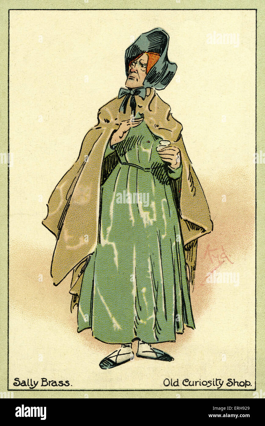 The Old Curiosity Shop by Charles Dickens. Illustration of Sally Brass ...