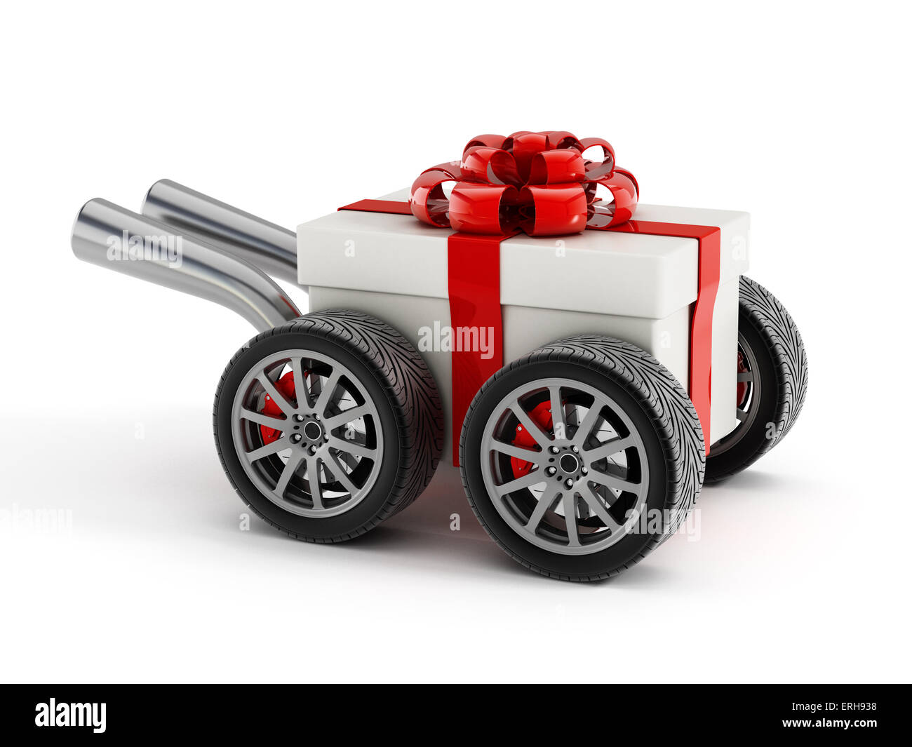 Concept sale gift box Cut Out Stock Images & Pictures - Alamy