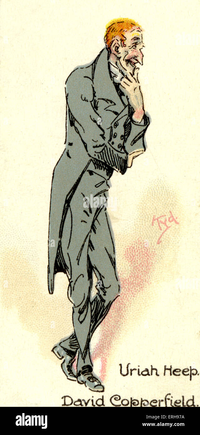 David Copperfield By Charles Dickens Illustration Of Uriah Heep Illustration From Players