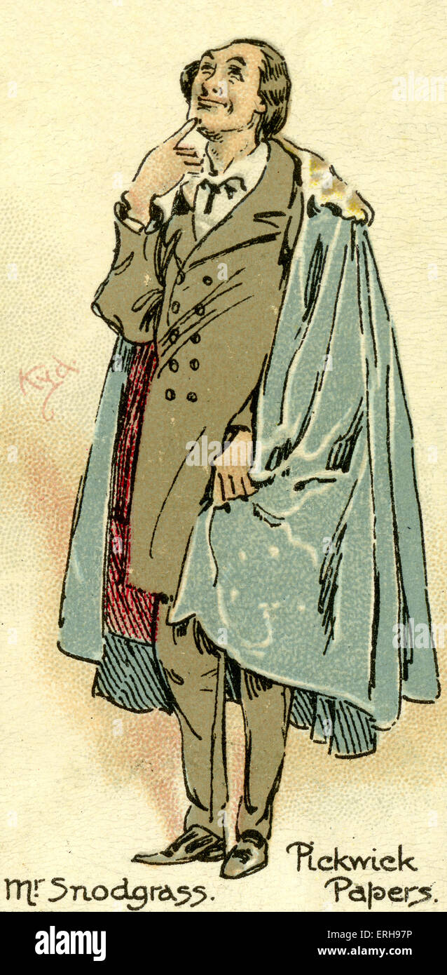 The Pickwick Papers by Charles Dickens. Illustration of Augustus ...